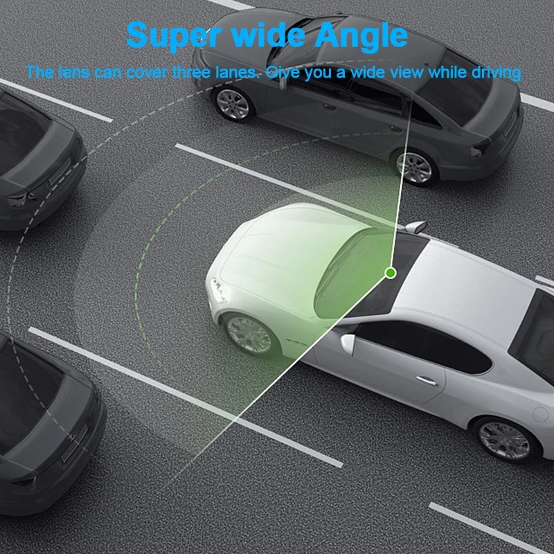 Front and Rear Dash Cam with 3 Cameras, 1080P HD Car Recorder, DVR with ...