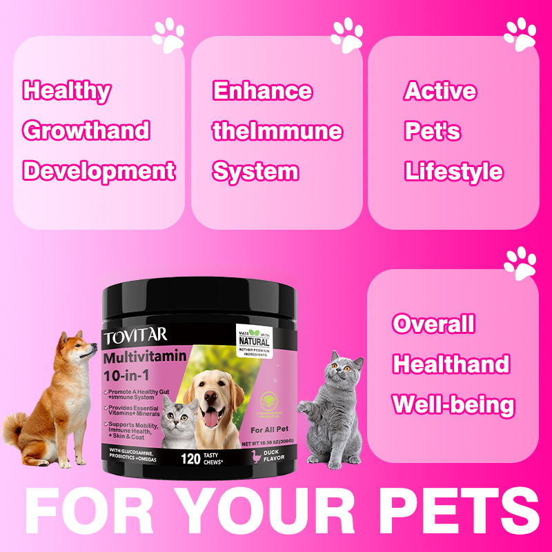 Tovitar® Multivitamin Cat and dog 120 Soft Chews - Omega 3 | Vitamin Bs ...