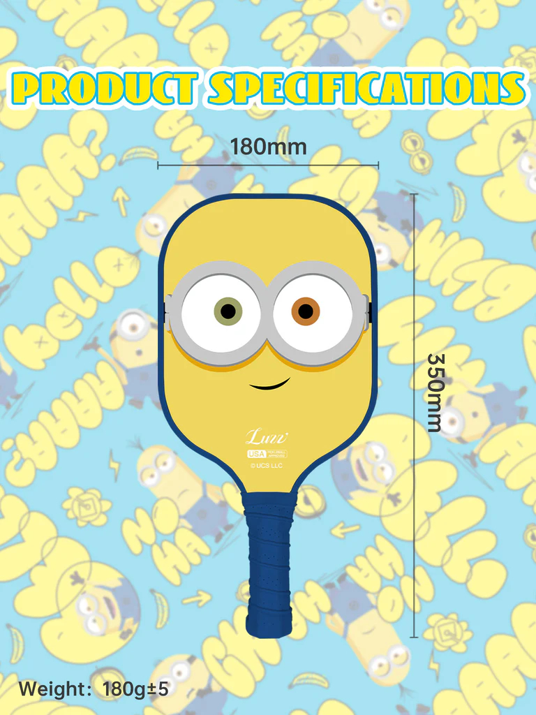 Luzz pickleball Paddle Minions Kids Paddle T700 Carbon Fiber Pickleball ...