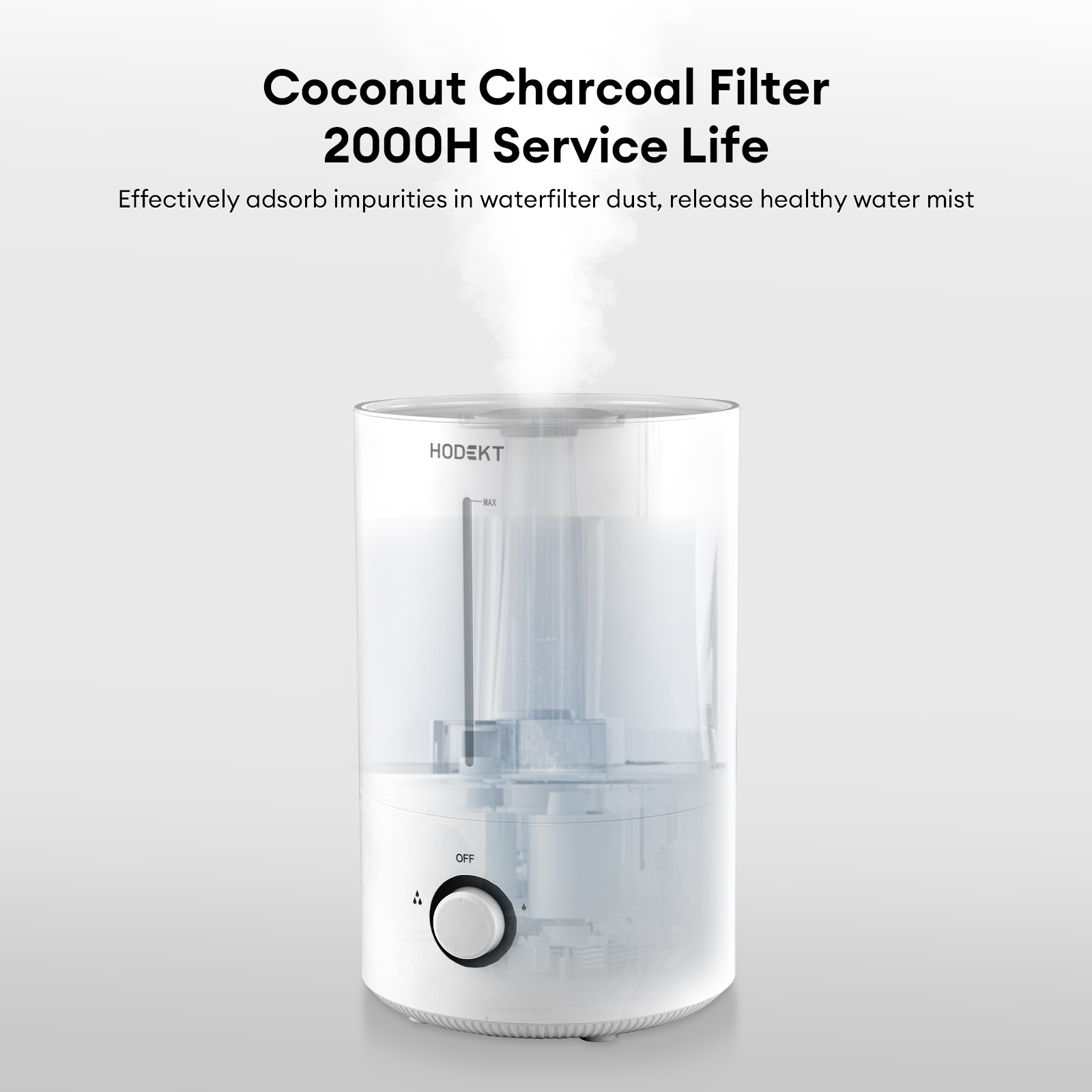 HODEKT Air Humidifier 4L Air Purifier Aromatherapy Humidificador ...