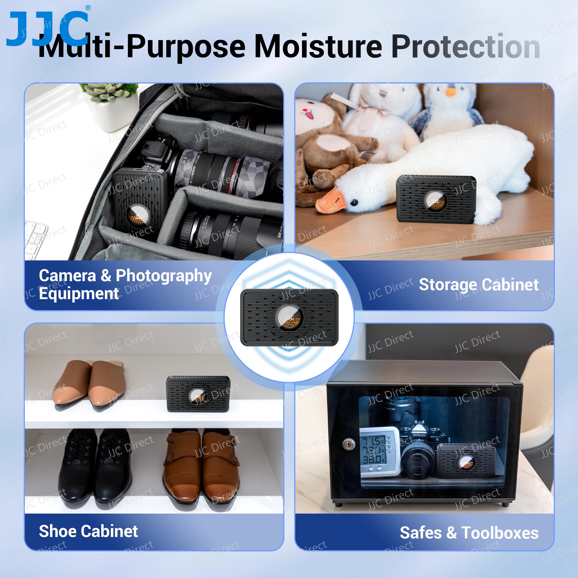 JJC Rechargeable Dehumidifier Desiccant Moisture Absorber for DSLR ...