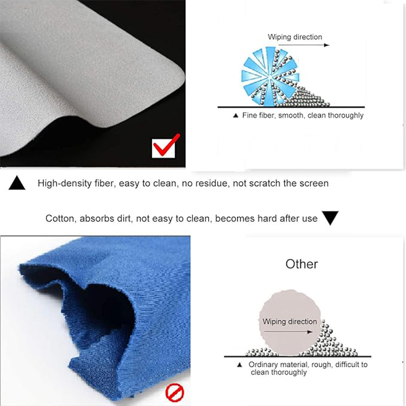Microfiber Dustproof Cleaning Cloth Notebook Keyboard Cover Laptop ...