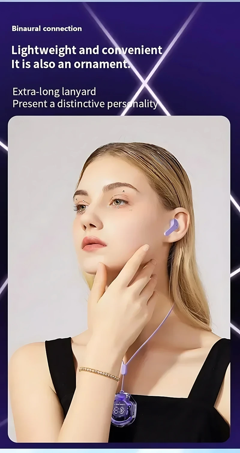 HQAi H5 Wireless TWS Earphone Bluetooth Earbuds Build-in Mic Headphone Sports Headsets Hi-fi ...