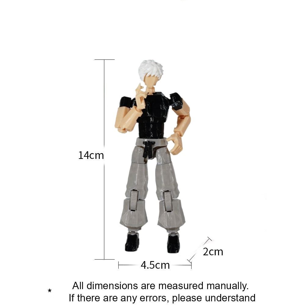 AOPHEKM Jujutsu Kaisen Figures, Multi-Jointed Shapeshift PETG Gojo ...
