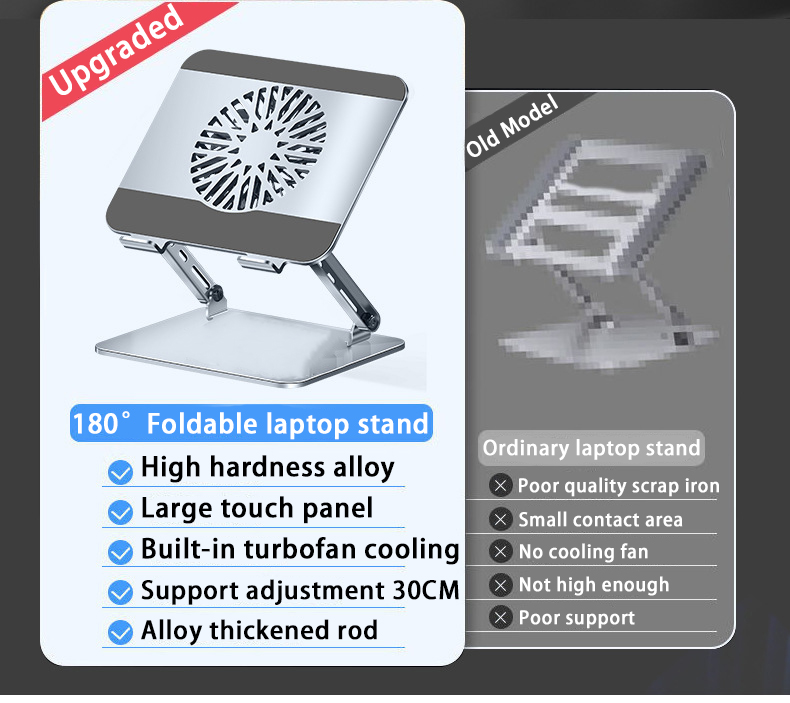 🌀Computer cooling artifact🌀Laptop radiator laptop stand foldable carbon ...