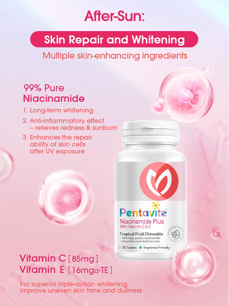 【Inner Glow Duo】Pentavite Women Multivitamin & Minerals (Pineapple) 30 ...