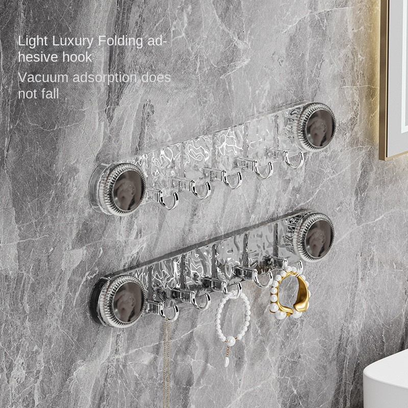 1Pc Rotating Suction Cup Hook with Water Ripple, Strong Load-Bearing ...