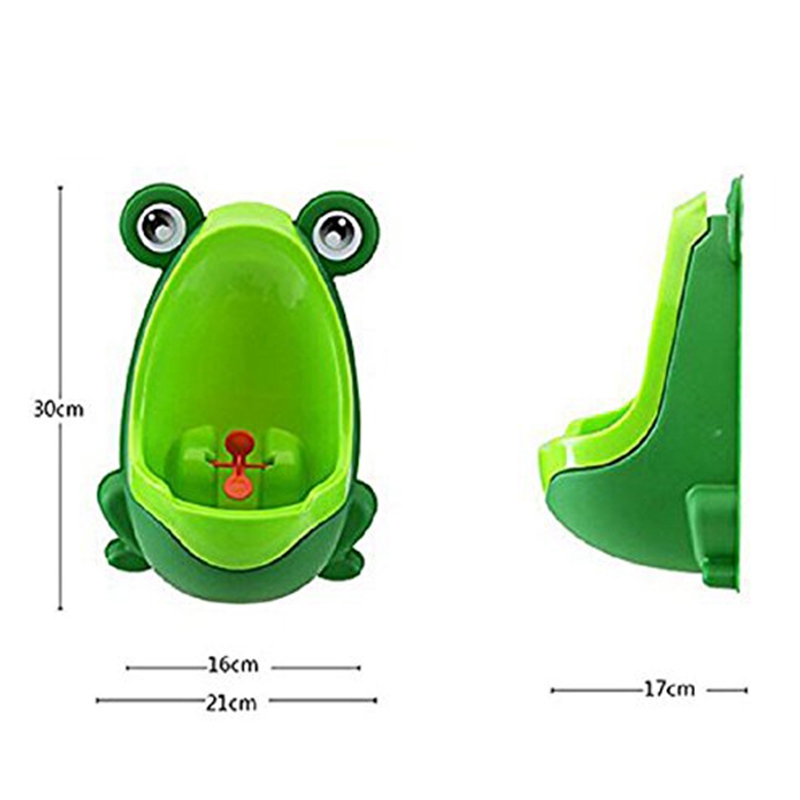 Frog Shaped Kids Urinal - Cartoon Wall-Mounted Potty Trainer for Boys ...