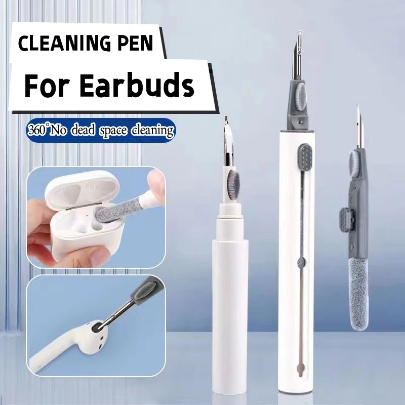 Cleaner Kit For AirPods earbuds Cleaning Pen brush Bluetooth Earphones ...