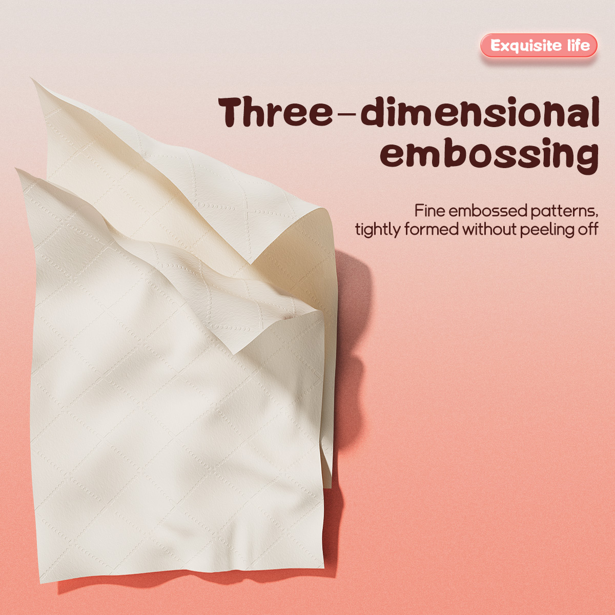 【4Packs】RoyoPanda Hanging Tissue Soft Deluxe Tissue Cheerful Tissue ...