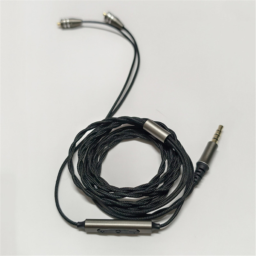 LUNSHENG Type C Earphone Upgrade Cable With Microphone MMCX Connector ...