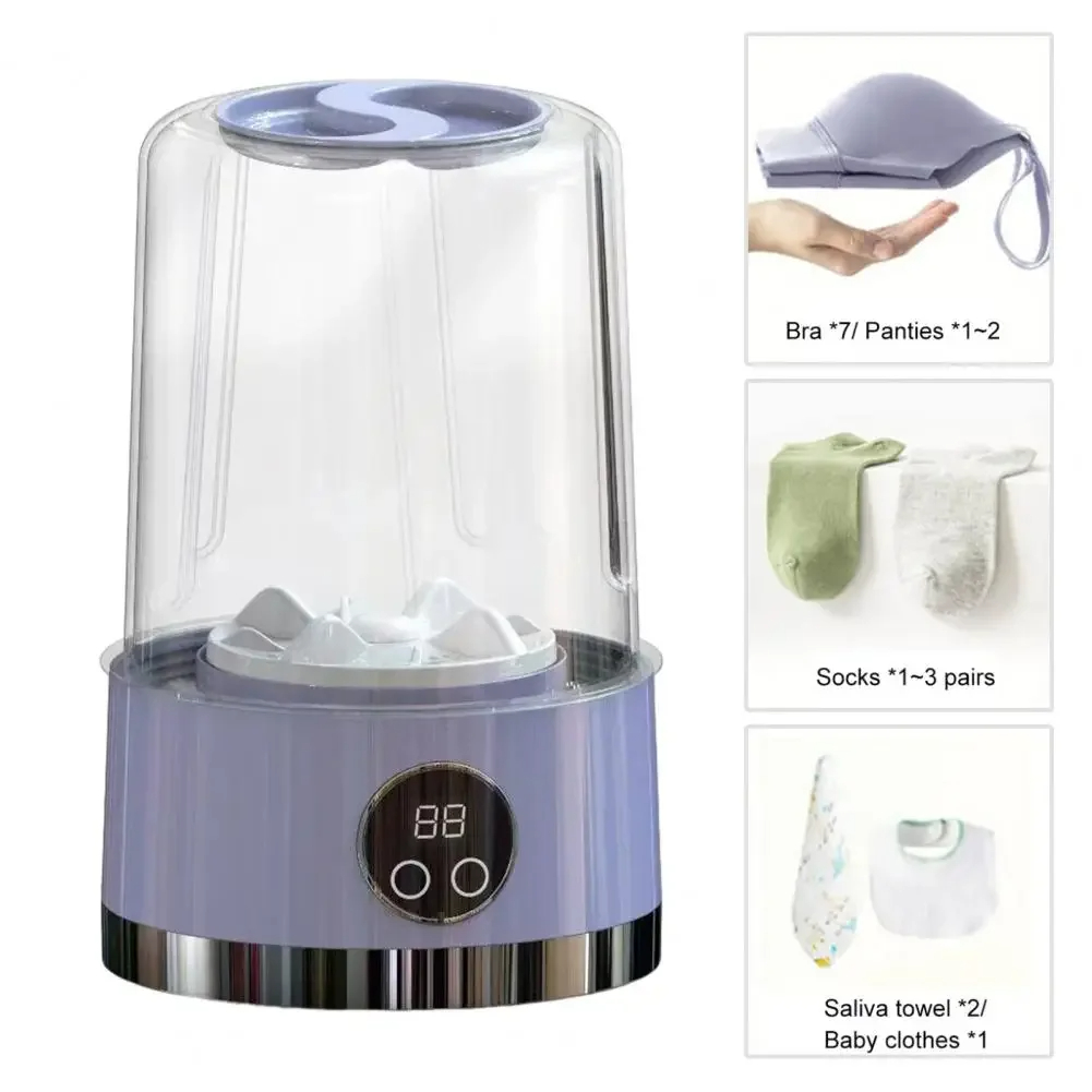 New Wireless Style Laundry Cup Underwear Mini Washing Machine Unplugged ...