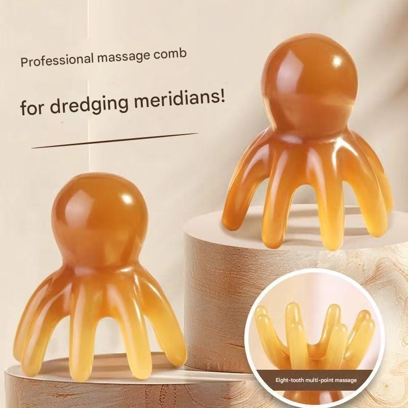 Massage Comb Head Scalp Facial Body Scrapers Neck Meridians Gua Sha ...