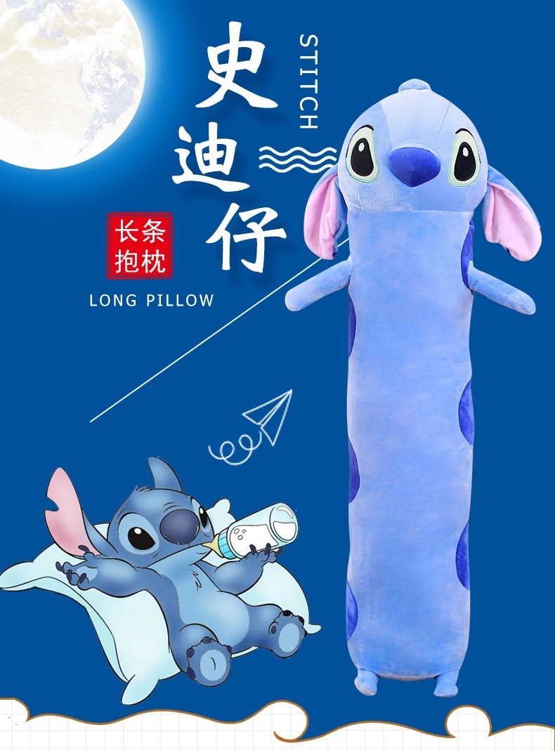 Stitch Plush Toy Stich Soft Toy Stuffed Doll Disney Figure long pillow ...