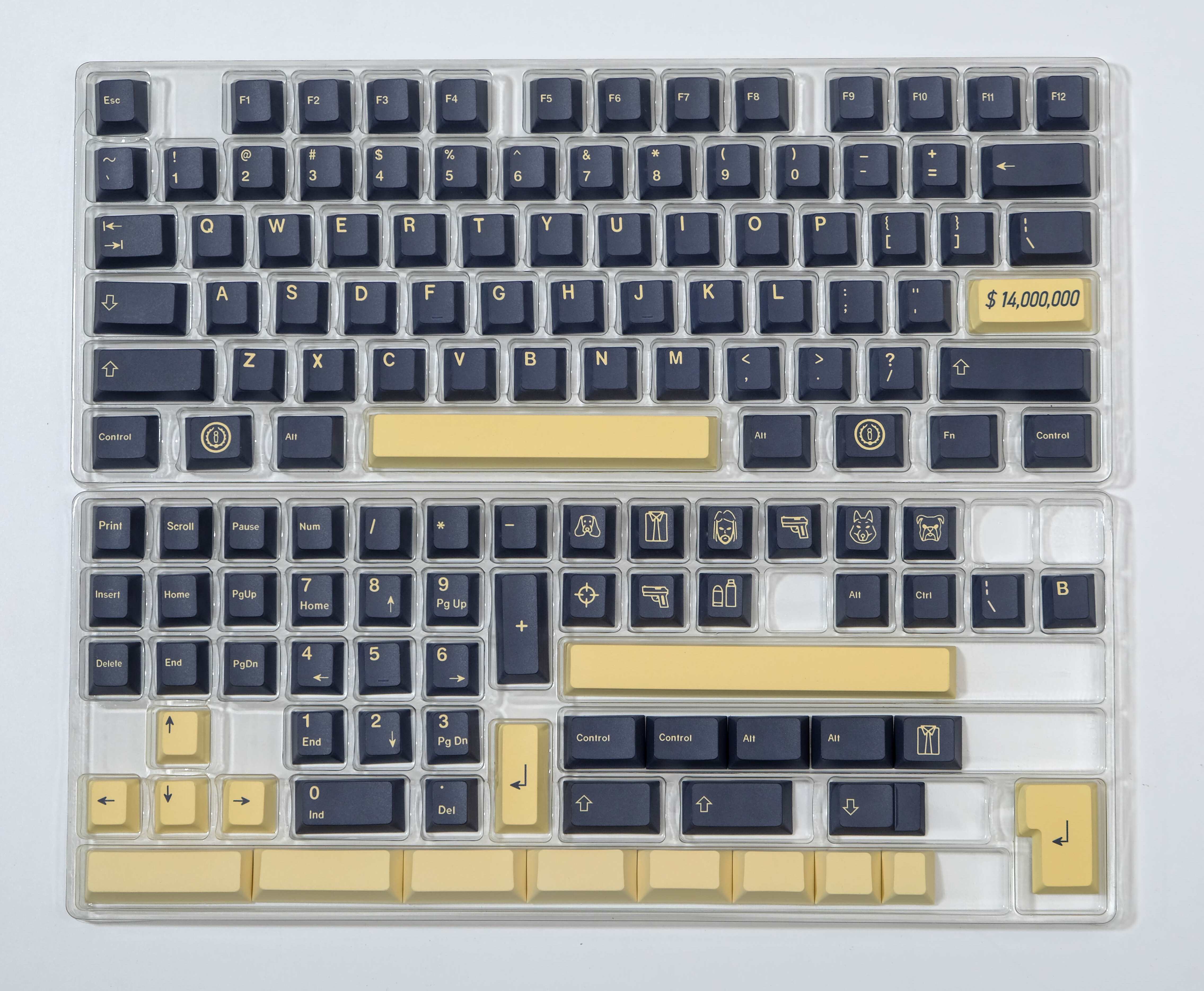 Humha Suit keycap PBT material Dye-Sublimation Cherry profile ...