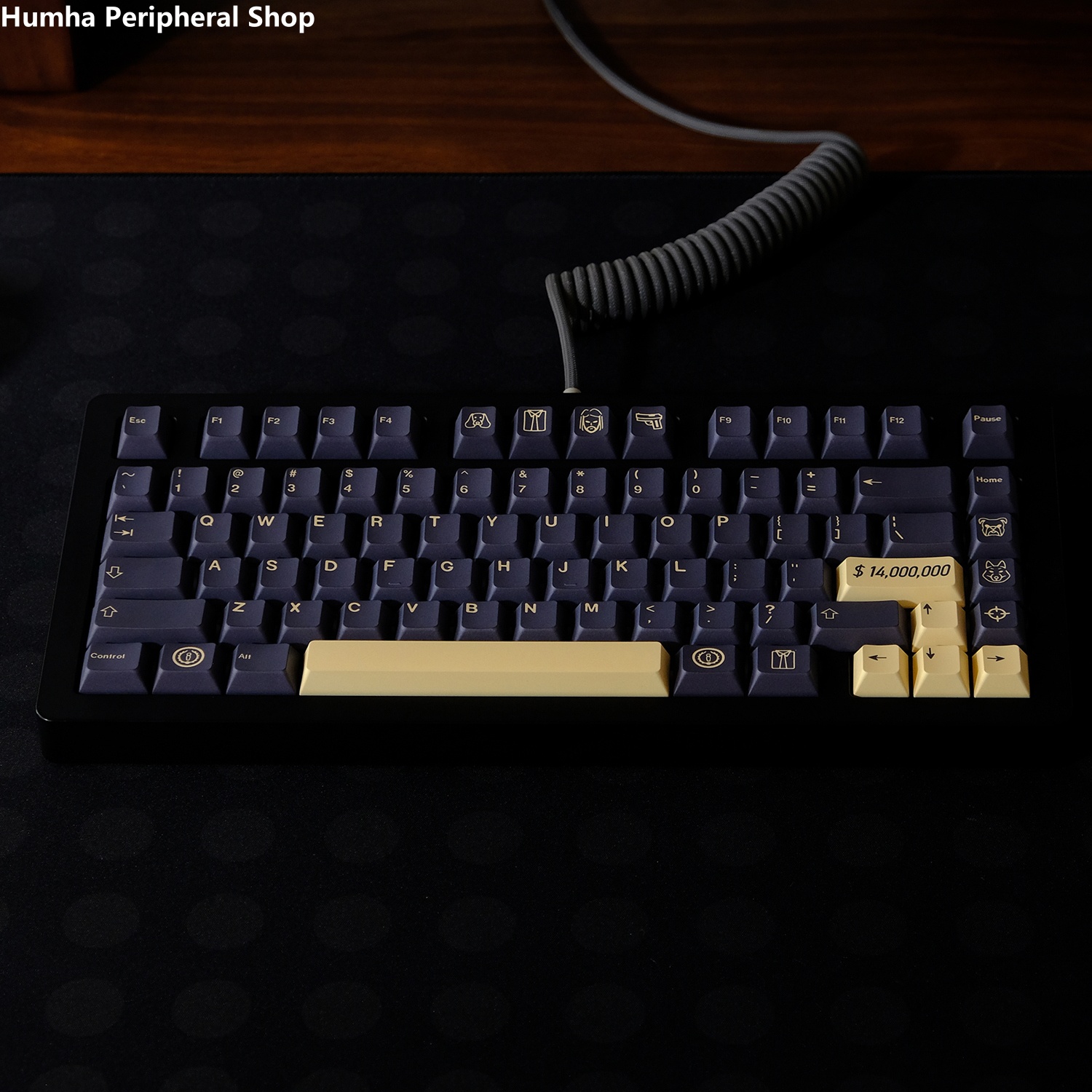 Humha Suit keycap PBT material Dye-Sublimation Cherry profile ...