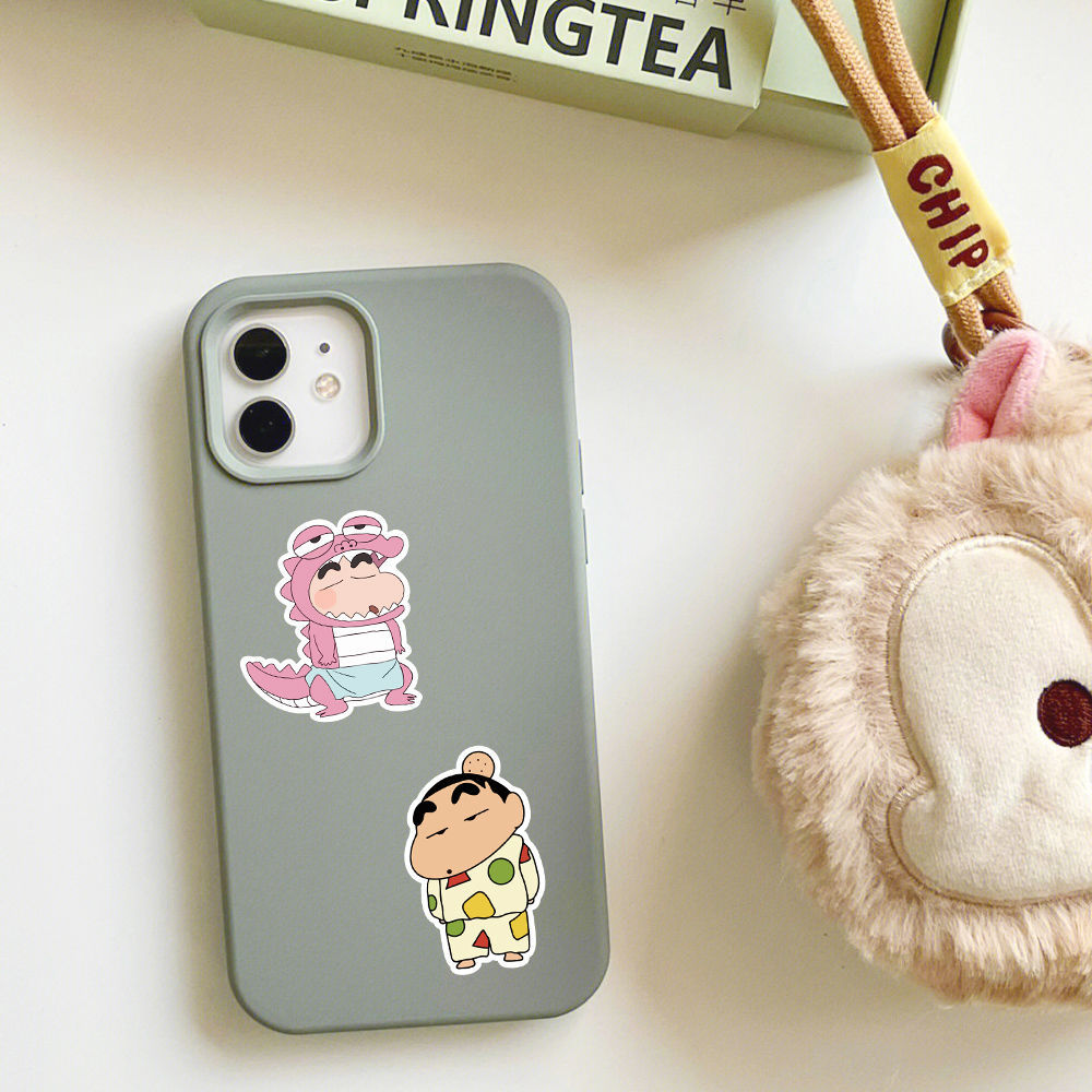 50PCS Crayon Shin-chan & SpongeBob Stickers - Waterproof Vinyl Decals ...