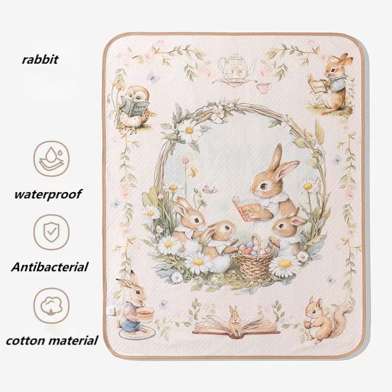 Waterproof Cotton Baby Urine Pad Newborn Changing Mat Baby Bed Sheet ...