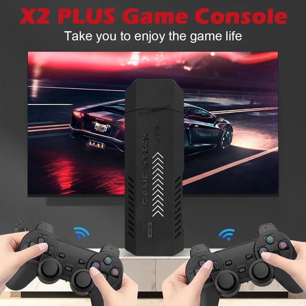 X2 Plus GD10 Pro 4K Game Player HD Retro Video Game Console Wireless ...