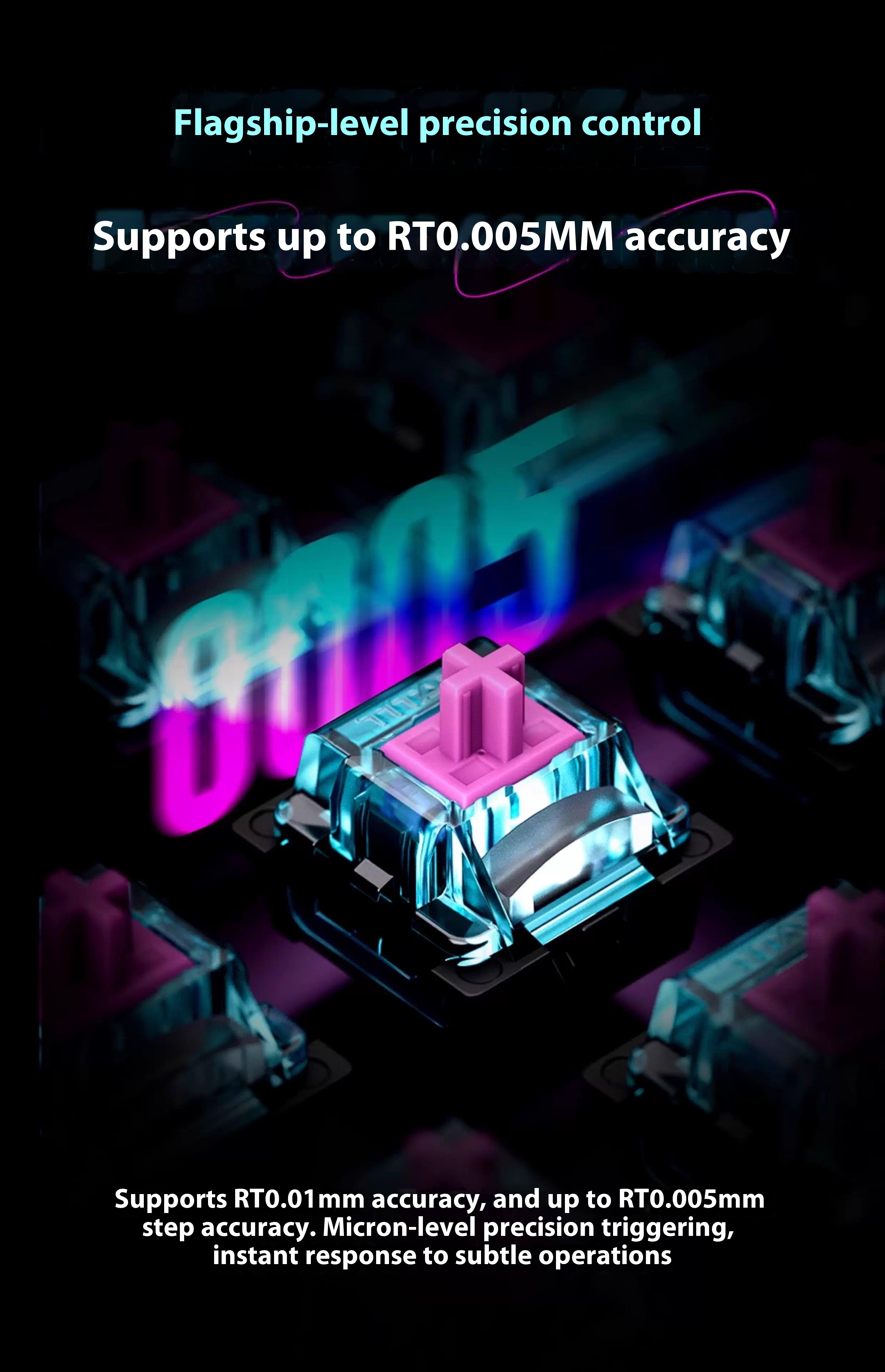 TitanNation Miami Magnetic Switch Linear Tactile Sensation Can Freely ...