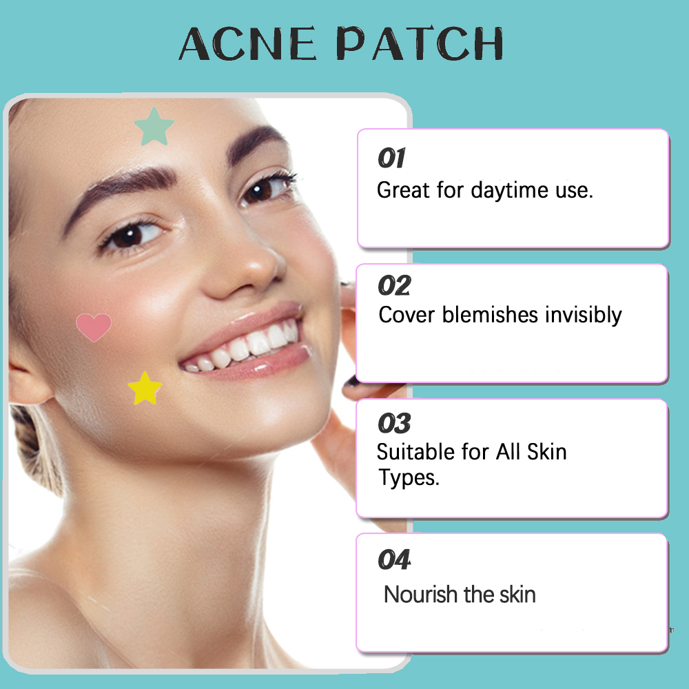 280/560pcs Hydrocolloid Acne Patches to Cover Pimples and Skin ...