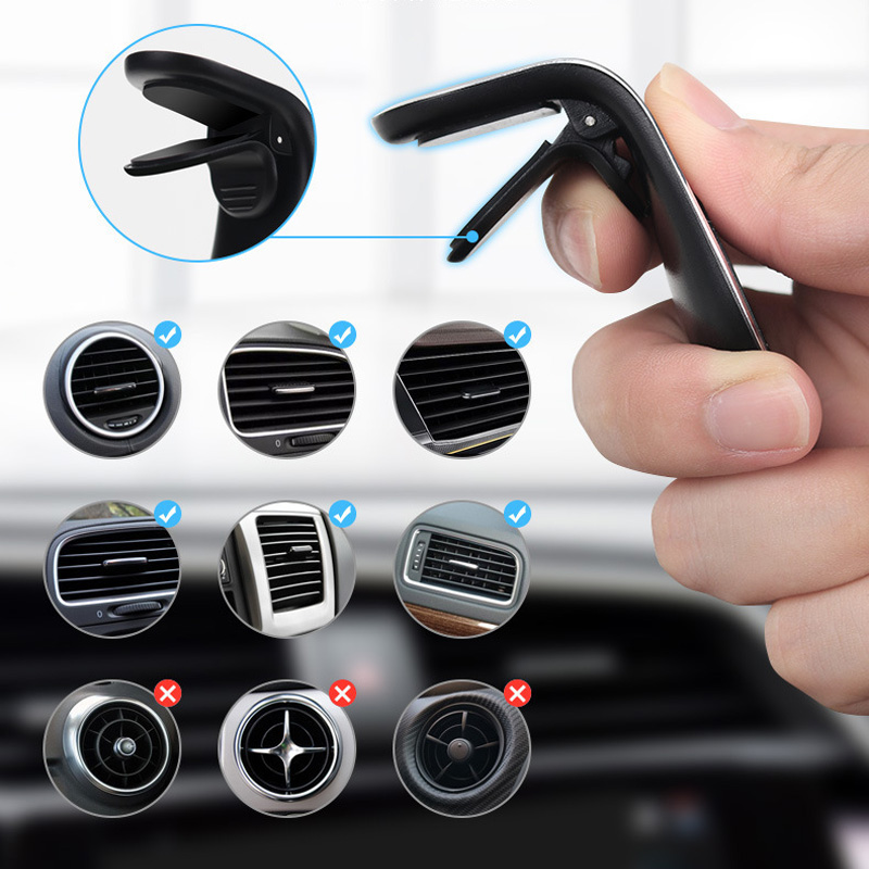 Toyota Car magnetic phone holder metal phone holder with air outlet ...