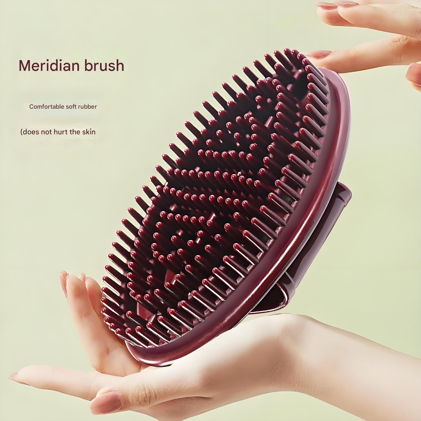 Meridian Massage Brush Slimming Brush Manual Body Scrub Massager Brush ...