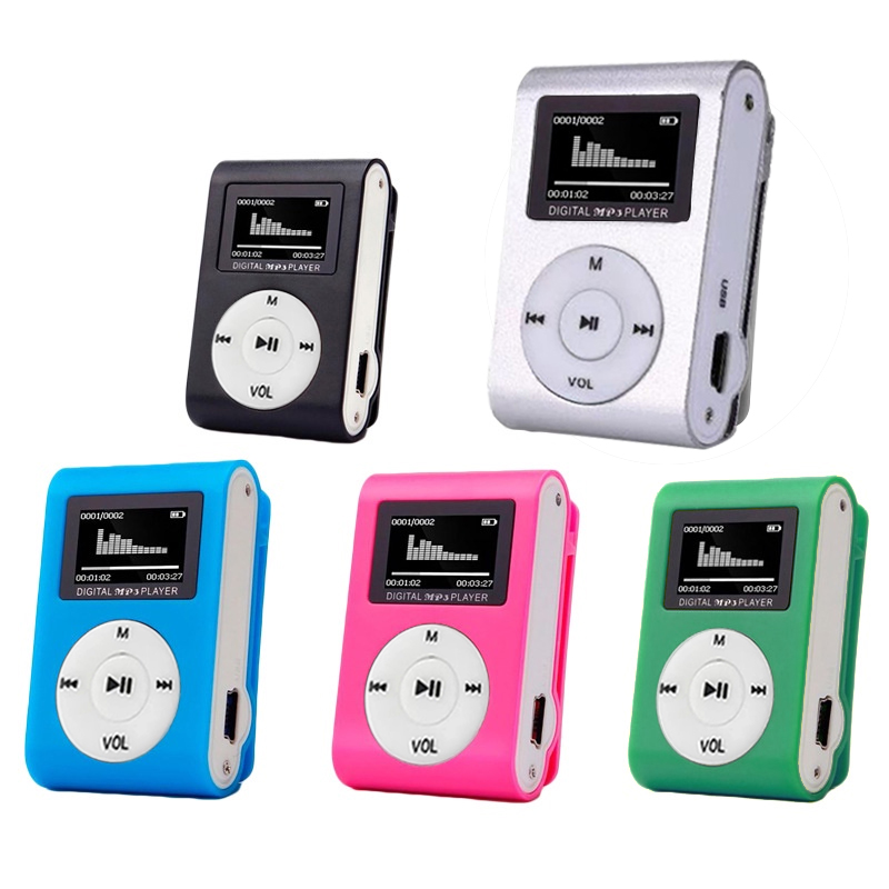 New Hifi Portable MP3 Player Mini Digital LCD Screen Sport Music Player ...