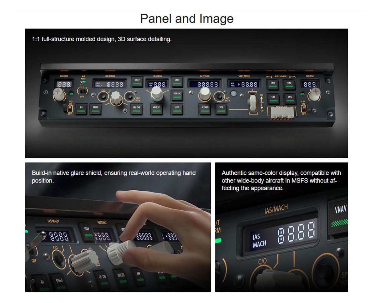 WINWING Standard Version PAP3 Flight Simulation Game Control Panel with ...