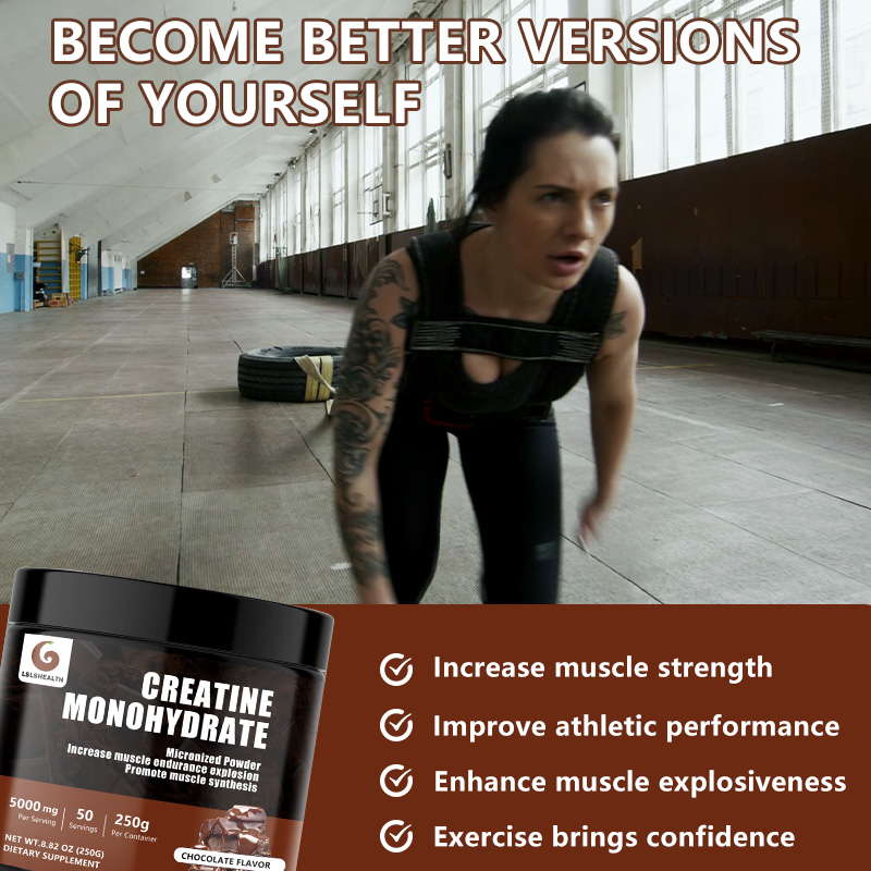 Chocolate Creatine Monohydrate Powder 250g - Creatine supplements ...