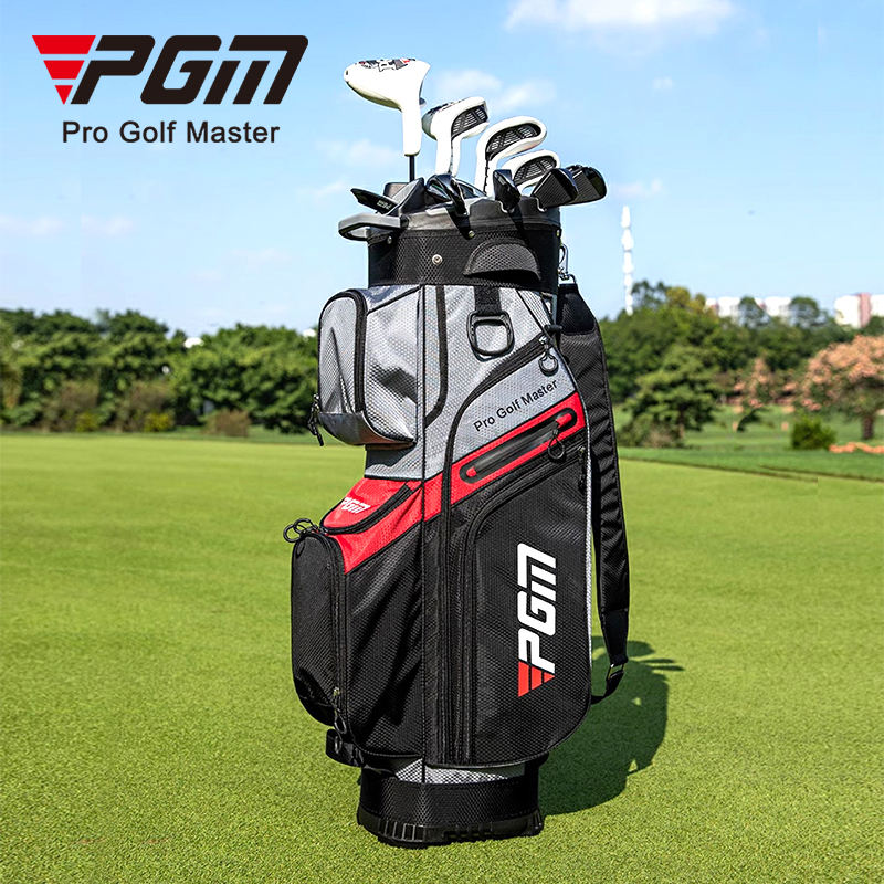 PGM New style 14 divider waterproof golf cart bag with individual water bottle pocket design ...