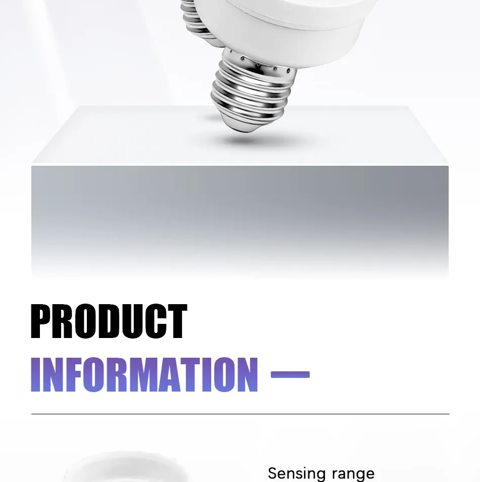 Round E27 LED Bulb Screw Cap Socket Plastic LED Light Fixing Holder ...