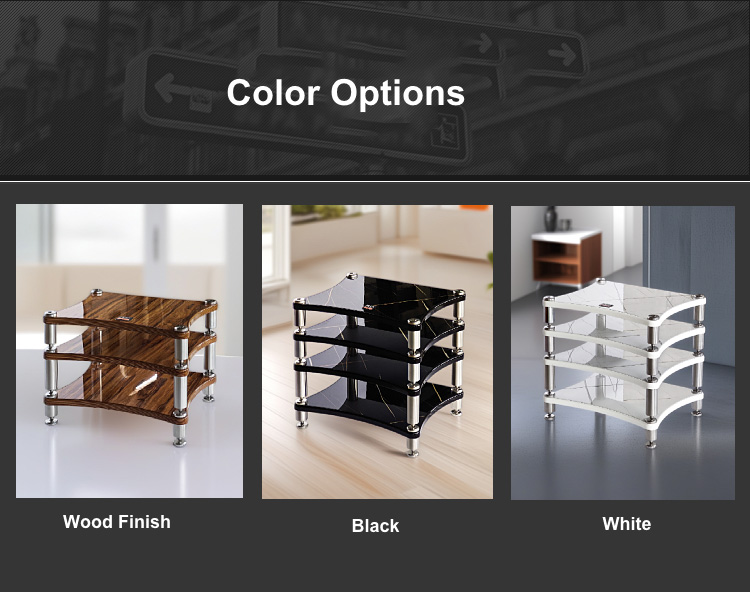 HIFI Audio Speaker Amplifier Cabinet DAC Frame Rack Stainless Steel ...