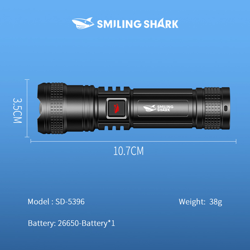 SmilingShark SD5396 LED Mini Torch Light Super Bright Samll Flashlight ...