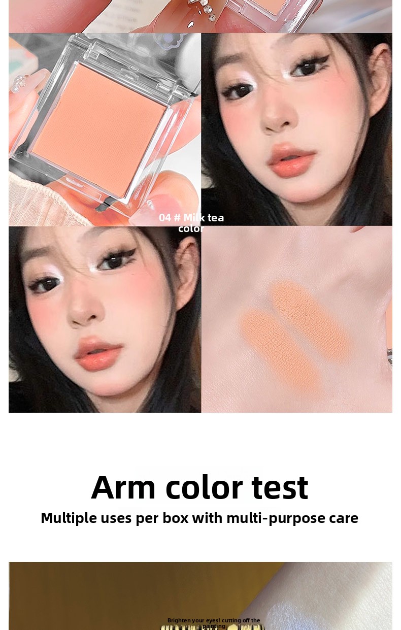 Single-color Highlight Eyeshadow Palette - Affordable Bright White ...