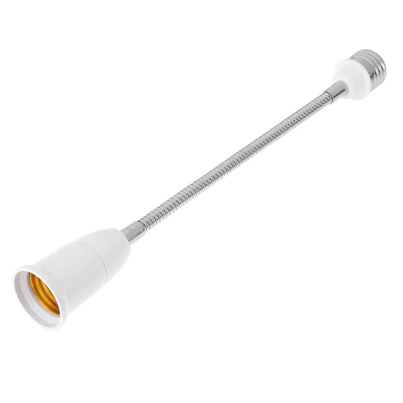 28CM E27 to E27 Extender Lamp Holder Adapter 65 / 95mm Light Screw Bulb ...