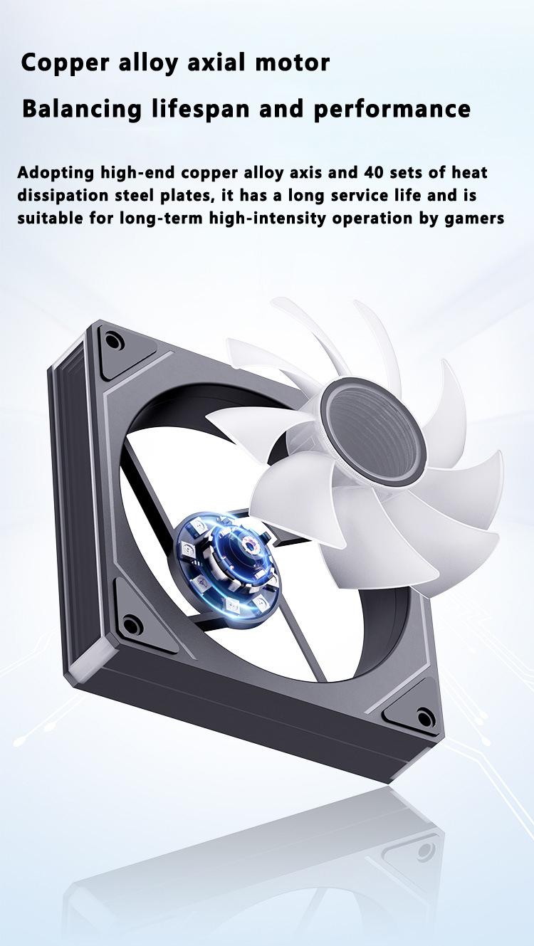 ICE Whale Prism 7 PRO ARGB PC Case Fan 120mm Infinity Mirror Design ...