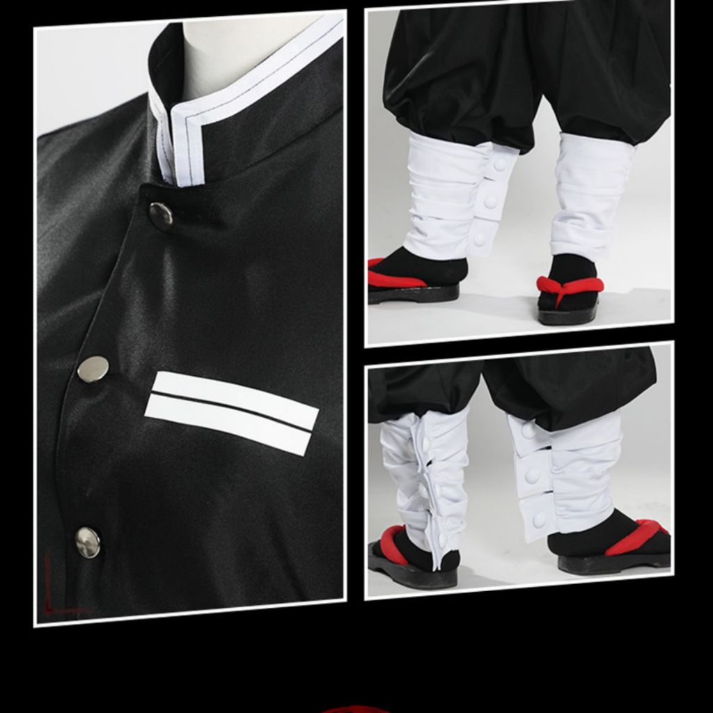 Anime Demon Slayer Kimetsu No Yaiba Tomioka Giyuu Cosplay Costume Suit ...