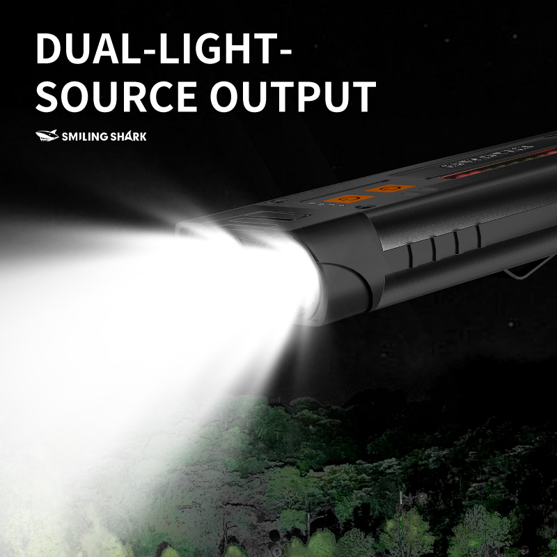 SmilingShark SD5359 LED Magnetic Torch Light Super Bright with Red ...