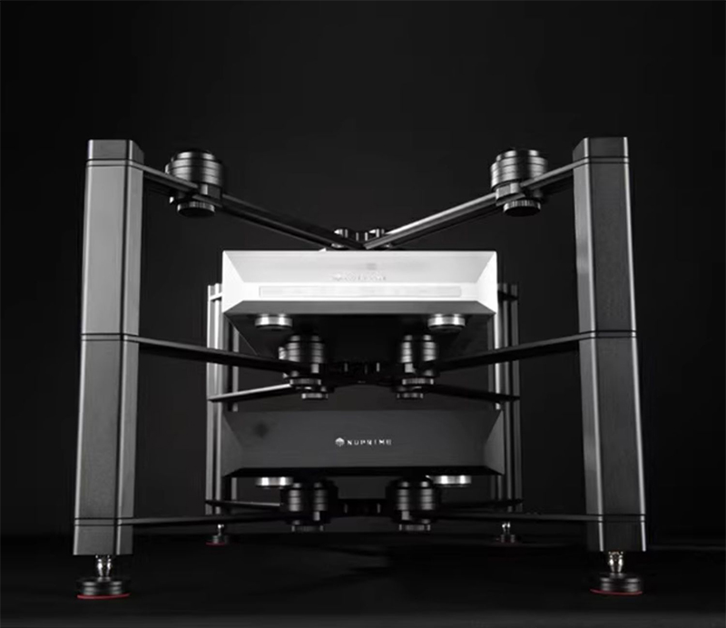 AudioBastion 2-tier HiFi Rack Amplifier Audio Racks Cabinet Equipment ...
