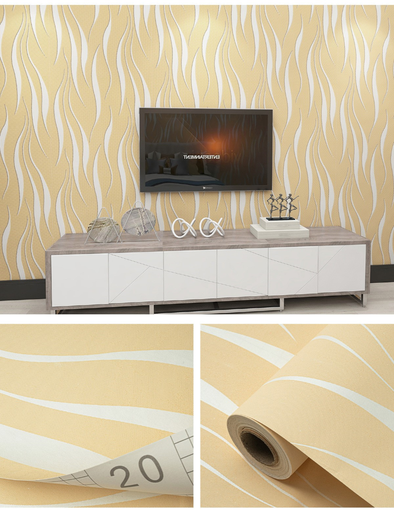 Wallpaper Self Adhesive Bedroom Moisture-proof Luxurious Style Wall ...