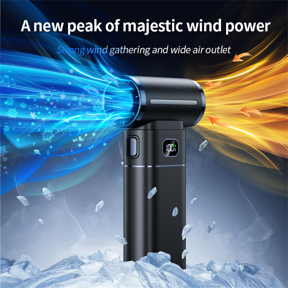 8000mAh Turbo Jet Fan Wind Speed 55m/s Turbo Fan Powerful Air Blower ...