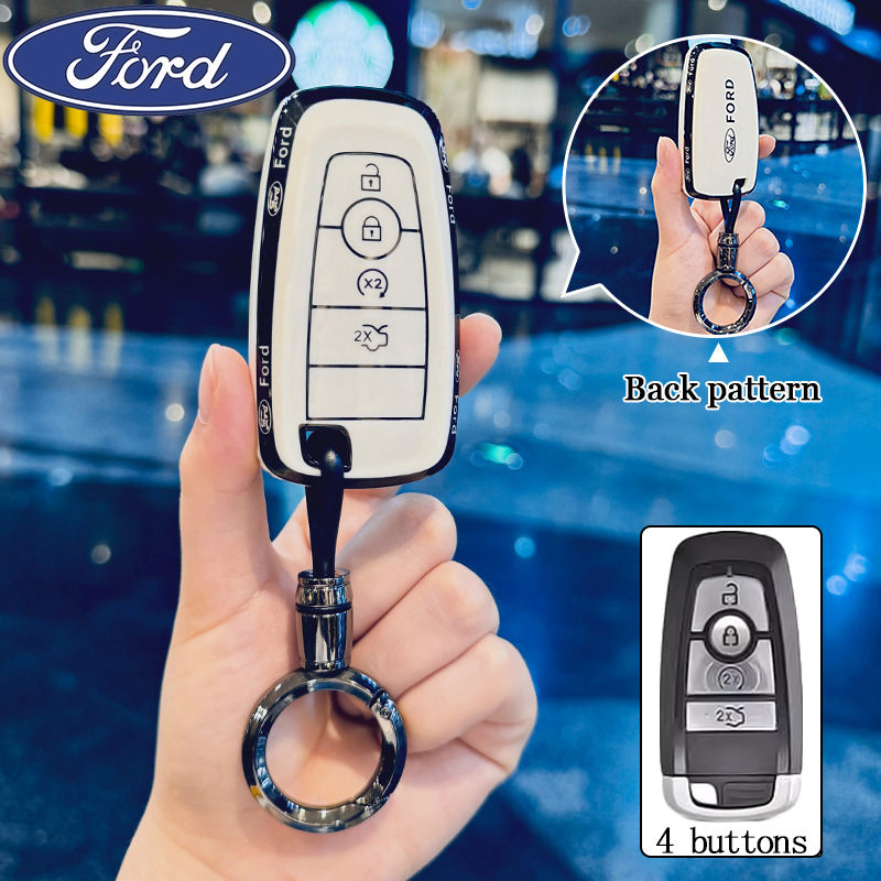 Ford car 3/4 buttons remote control key cover is suitable for Ford ...