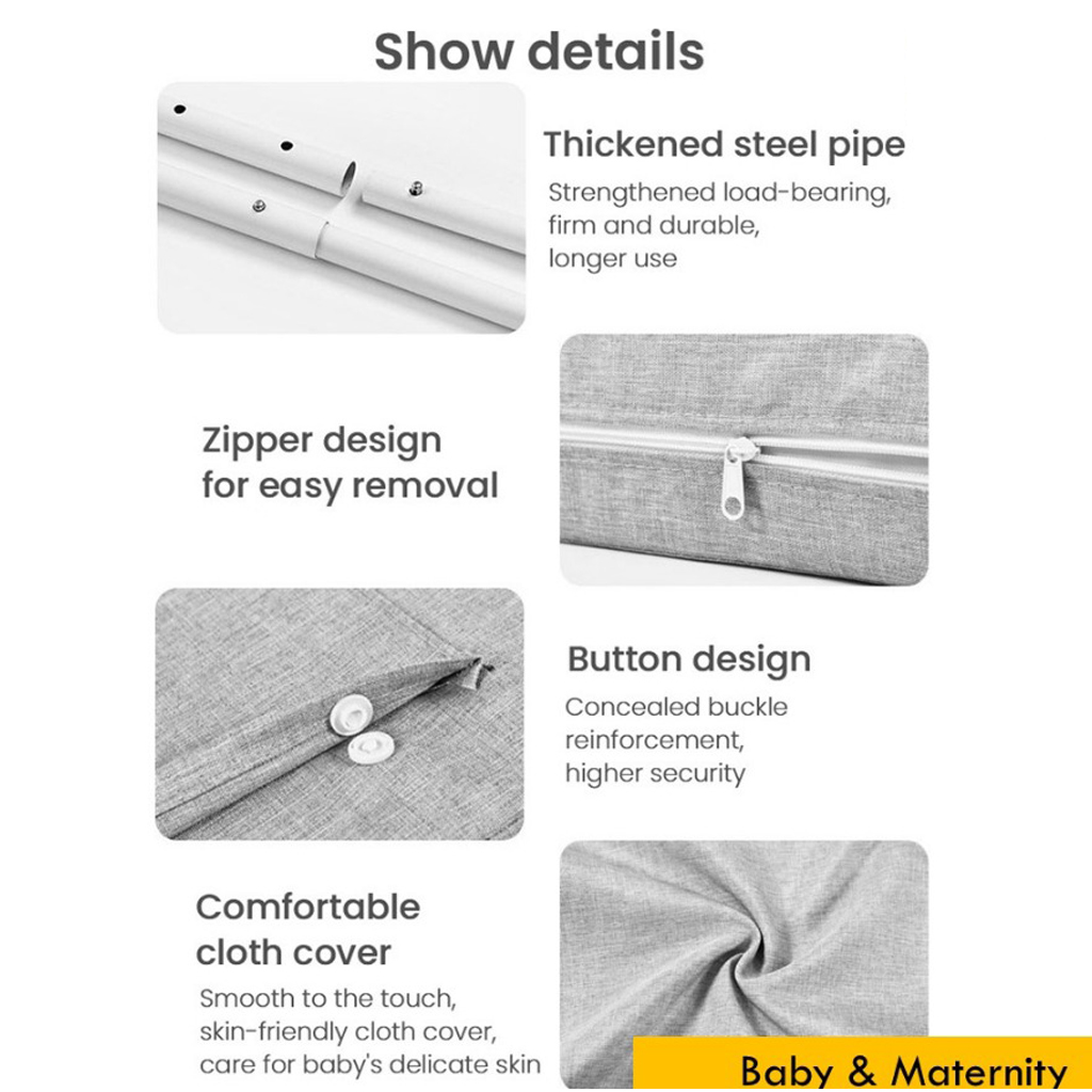Baby Bed Rail Guard Safety Fence Safety Barrier Kids Bed Bedside ...