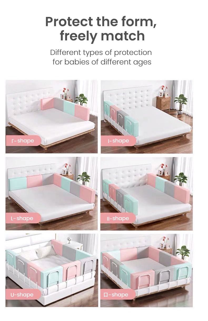 Baby Bed Rail Guard Safety Fence Safety Barrier Kids Bed Bedside ...