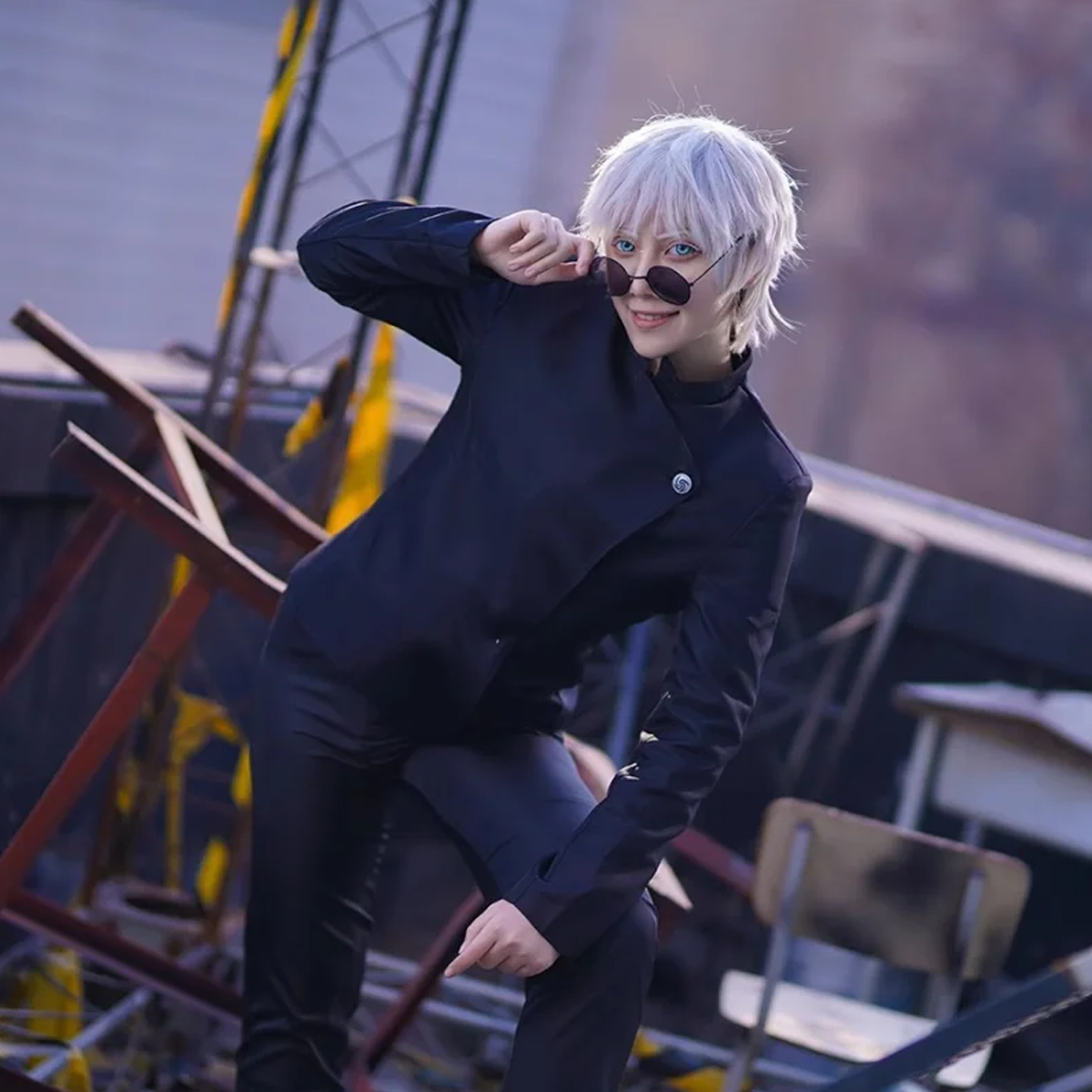 Jujutsu Kaisen High School Gojo Satoru Cosplay Costume Uniform for ...