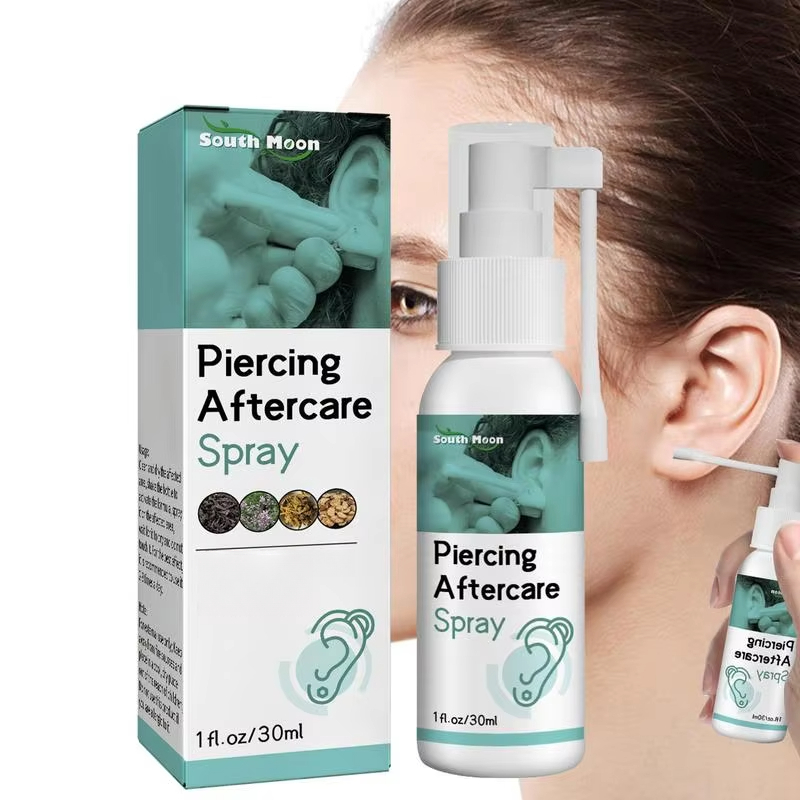 Piercing Aftercare Spray Earring Cleaning Solution Shrink Piercing ...