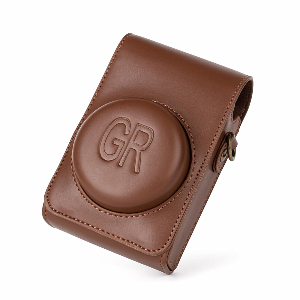 GR4 GR3 GR3X GR2 Retro PU Leather Camera Bag Hard Case For Ricoh GR II ...