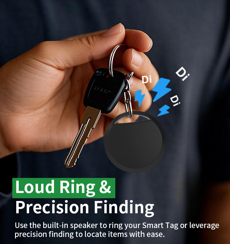 Bluetooth Smart Tag Locator Keychain Key Finder With Google Find Hub ...