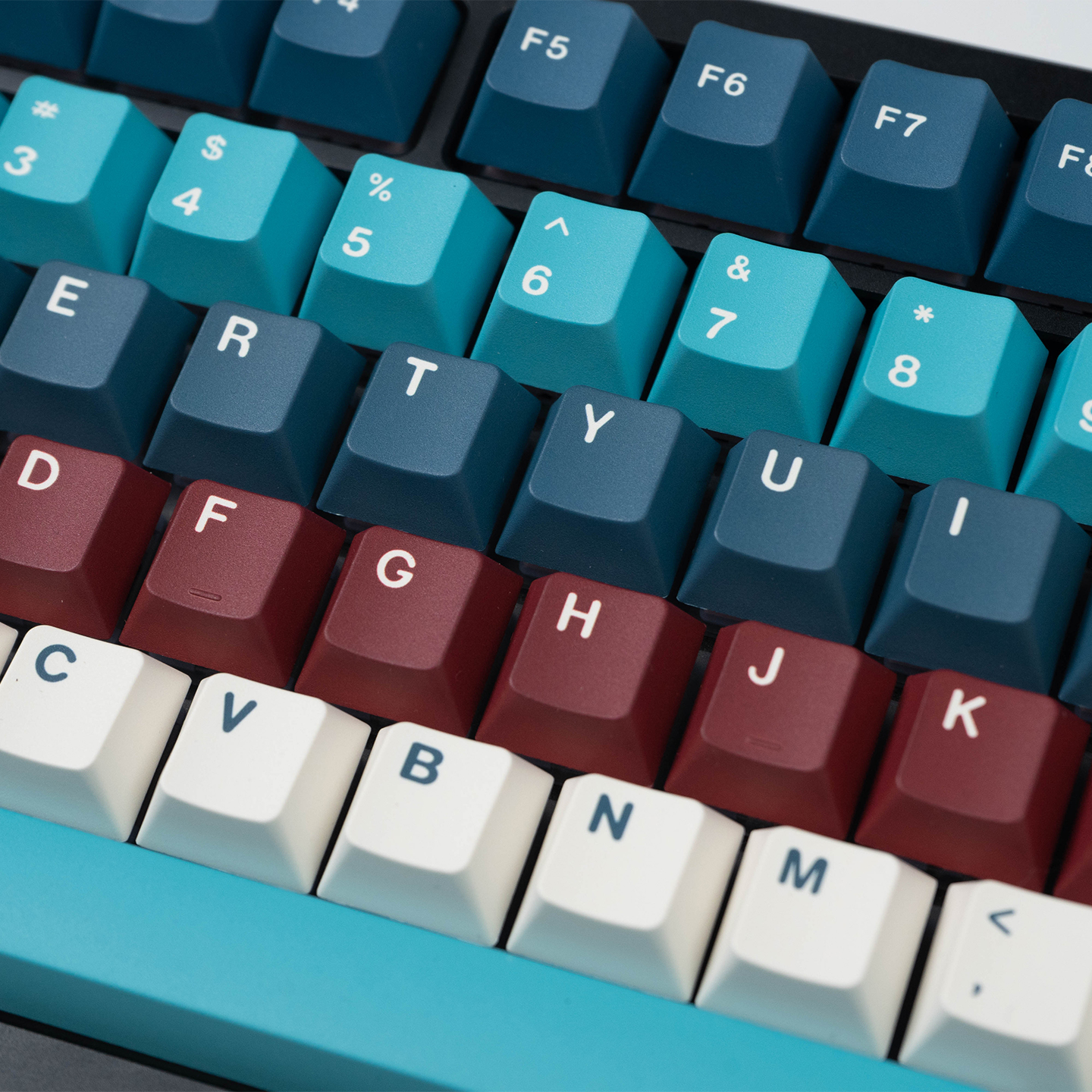 Motosuko lake Keycap Blue PBT cherry Profile 131 keycaps set for ...